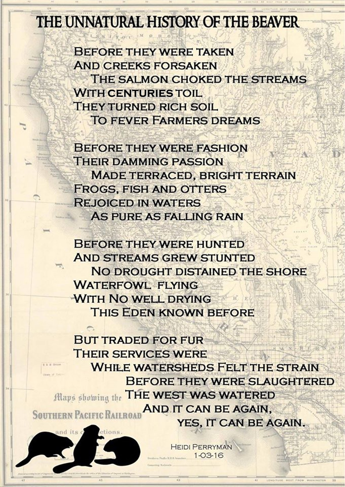 POETRY FOR BEAVERS – Worth A Dam